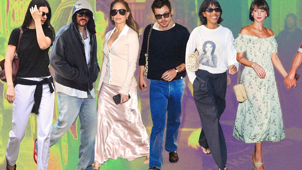 Celebrity Summer Style Has a New Formula: Flat Shoes, White Denim, Slip ...